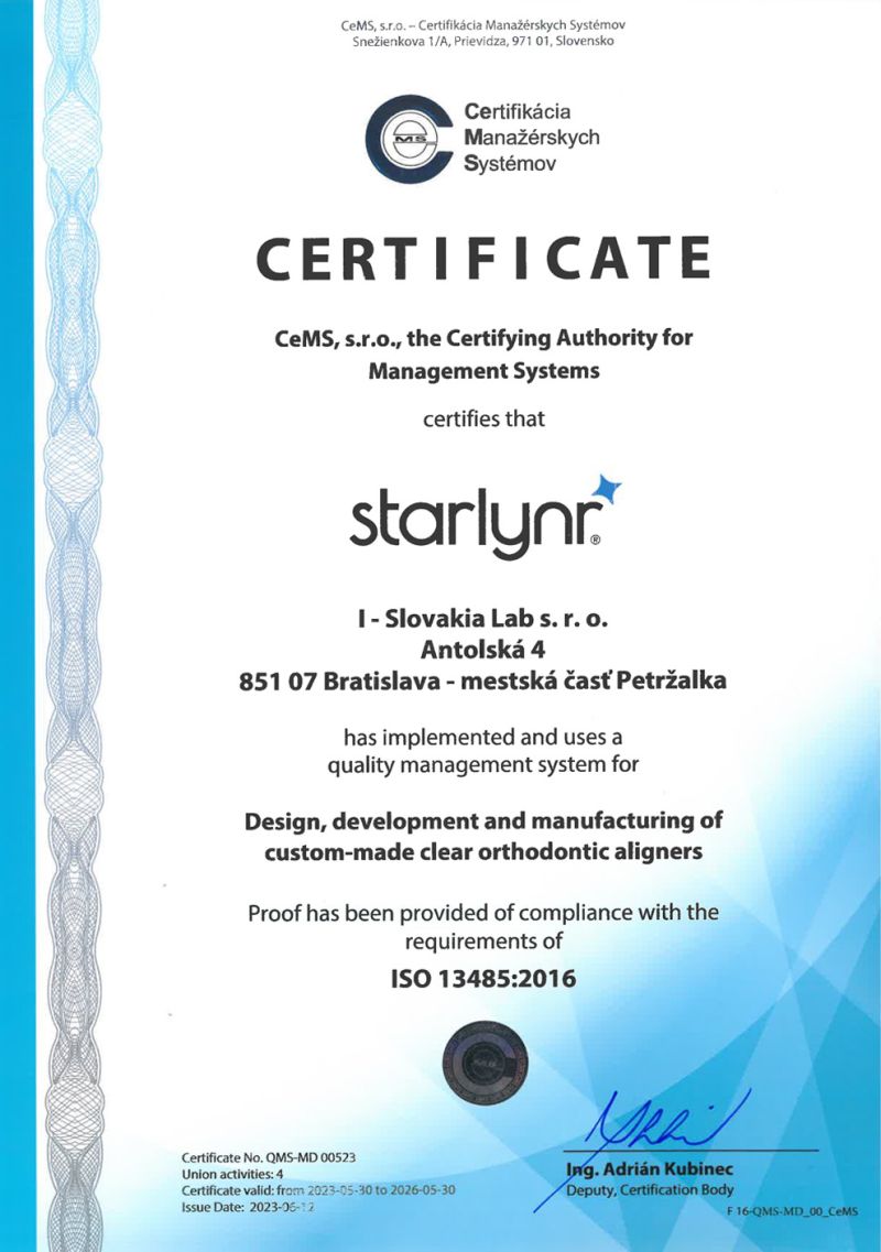 starlynr® Breaks Barriers and Achieves Excellence with ISO 13485 MDC ...